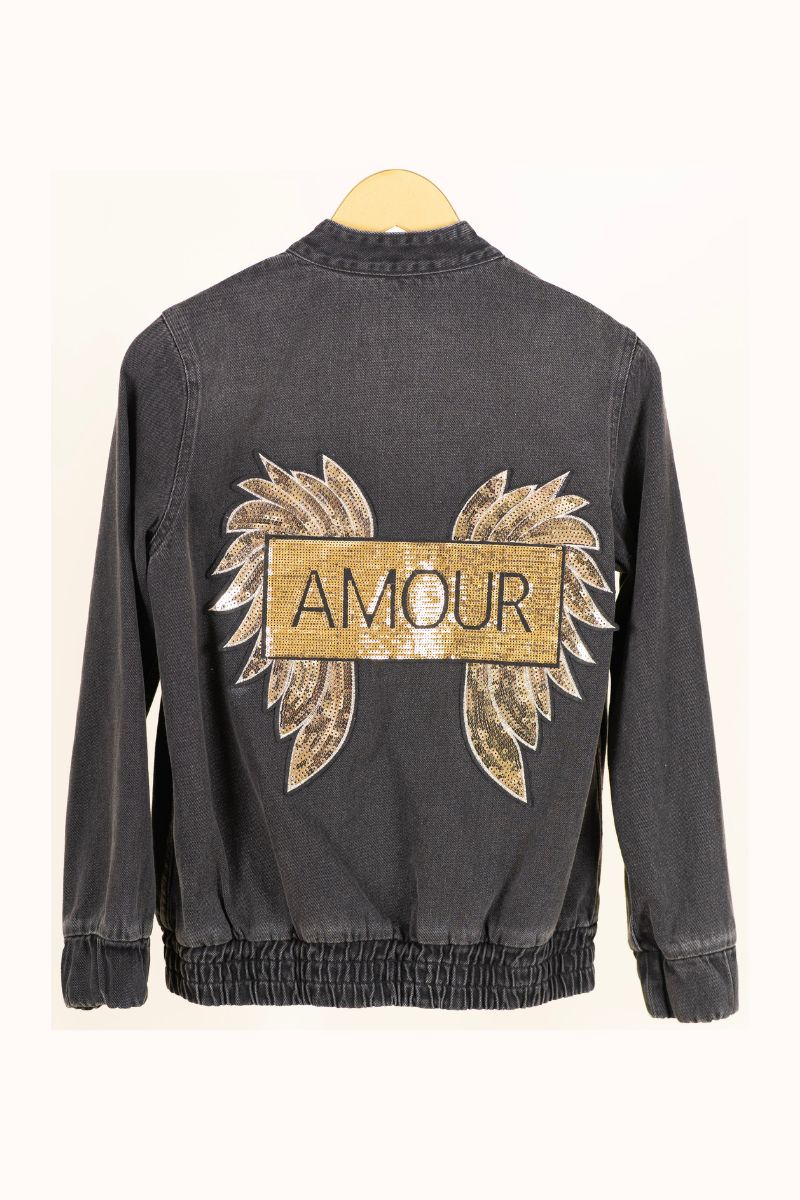 DENIM JACKET – AMOUR – Wada Swag
