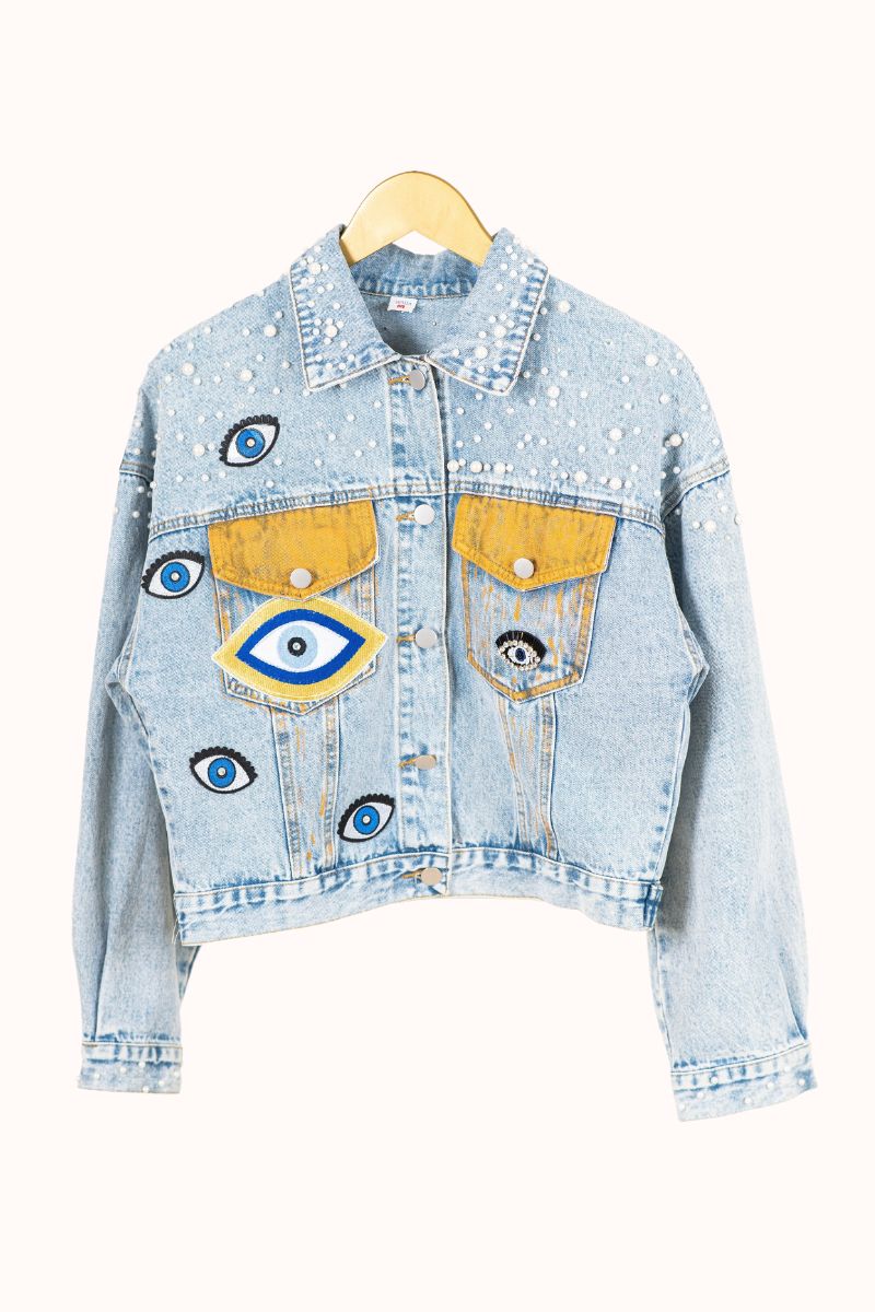 PERLA JEAN JACKET – OJO TURCO – Wada Swag