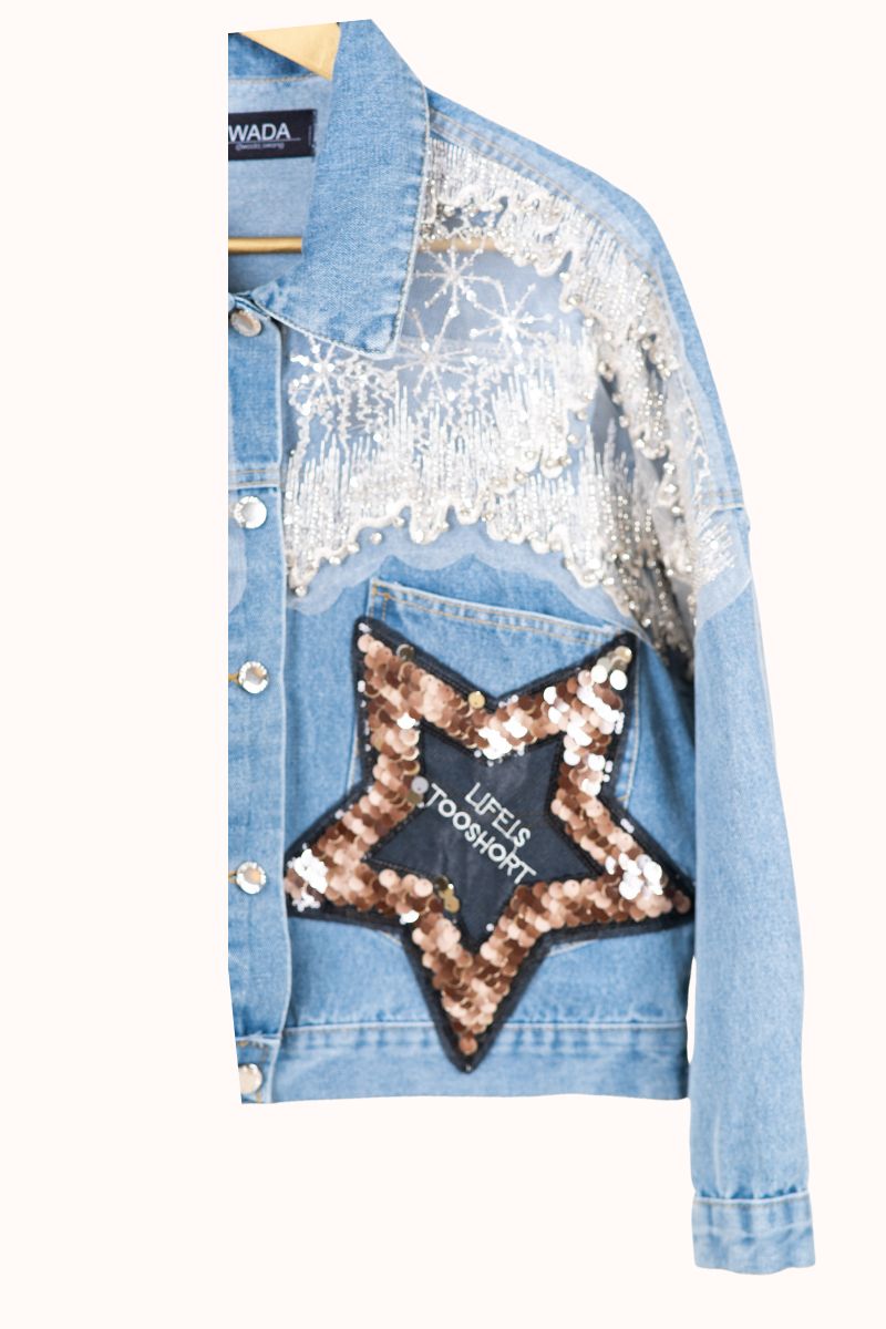 JEAN JACKET – ENCAJE – Wada Swag