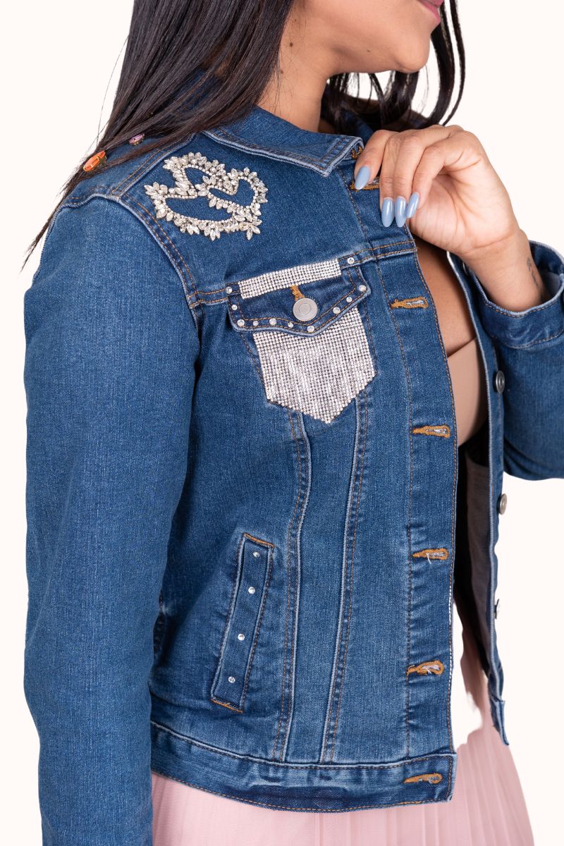 DENIM JACKET – TIFFANY ROSE – Wada Swag