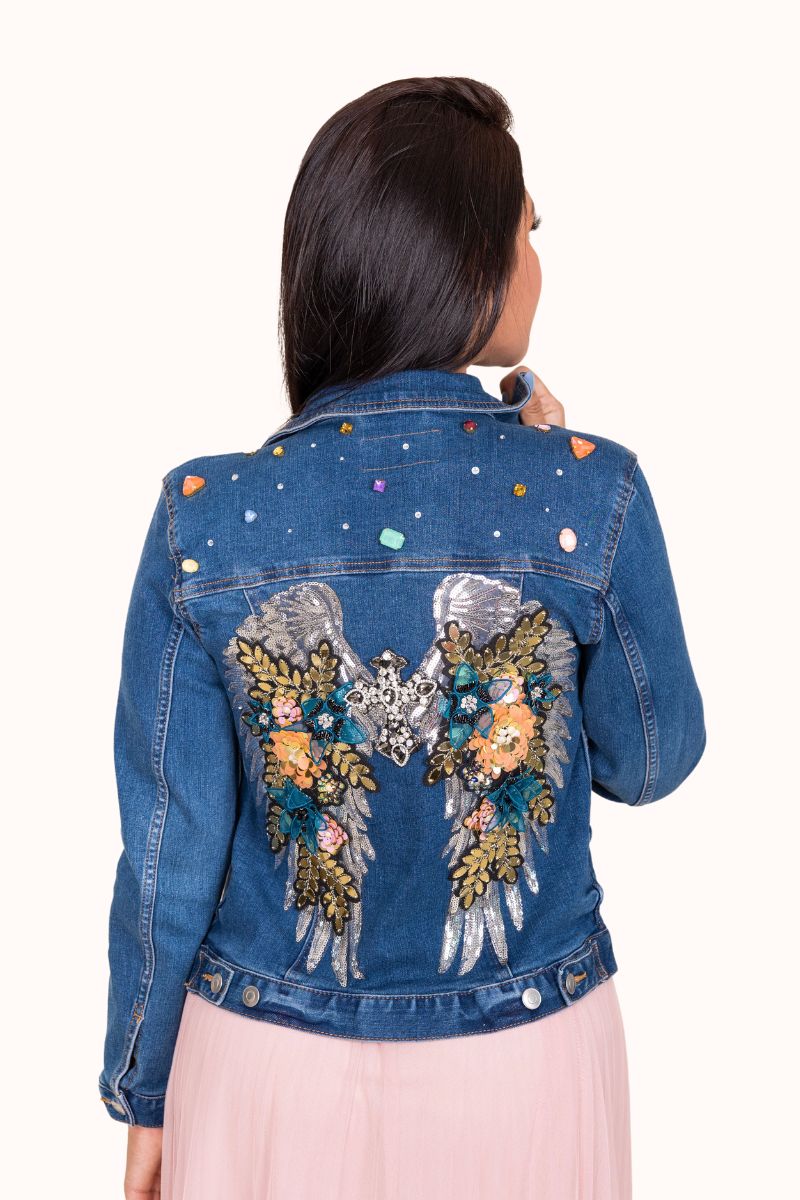 DENIM JACKET – TIFFANY ROSE – Wada Swag